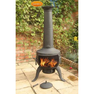 A Beautiful Cast Iron Chiminea